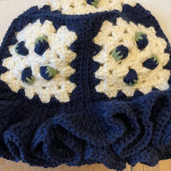 Accessories | Blueberries Granny Square Crochet Bucket Hat | Poshmark